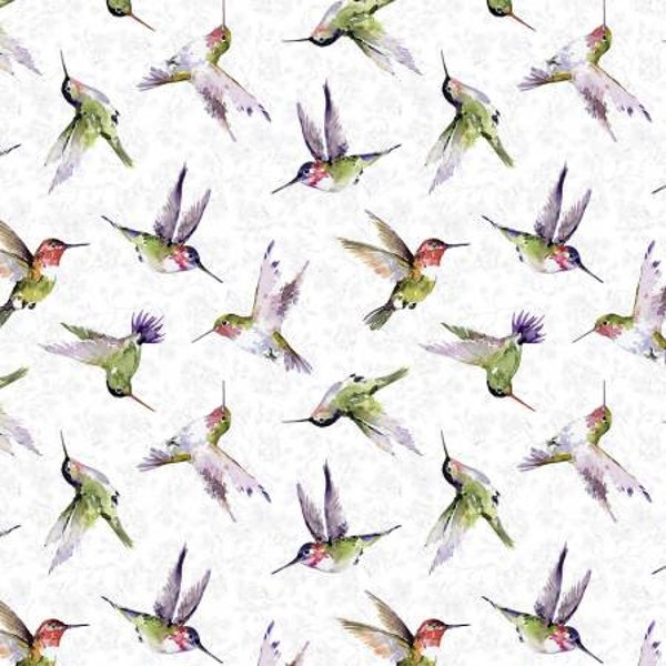 Hummingbird Fabric - Etsy