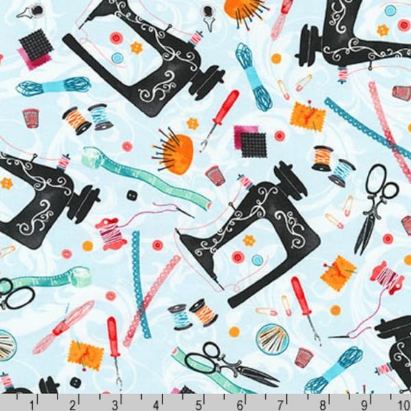 Sewing Theme Fabric - Etsy