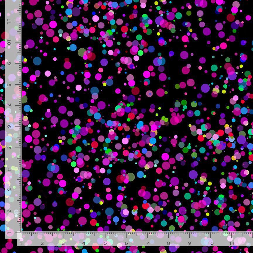 Electric Spots Extra Wide Backing 108" Fabric by Timeless Treasures ...