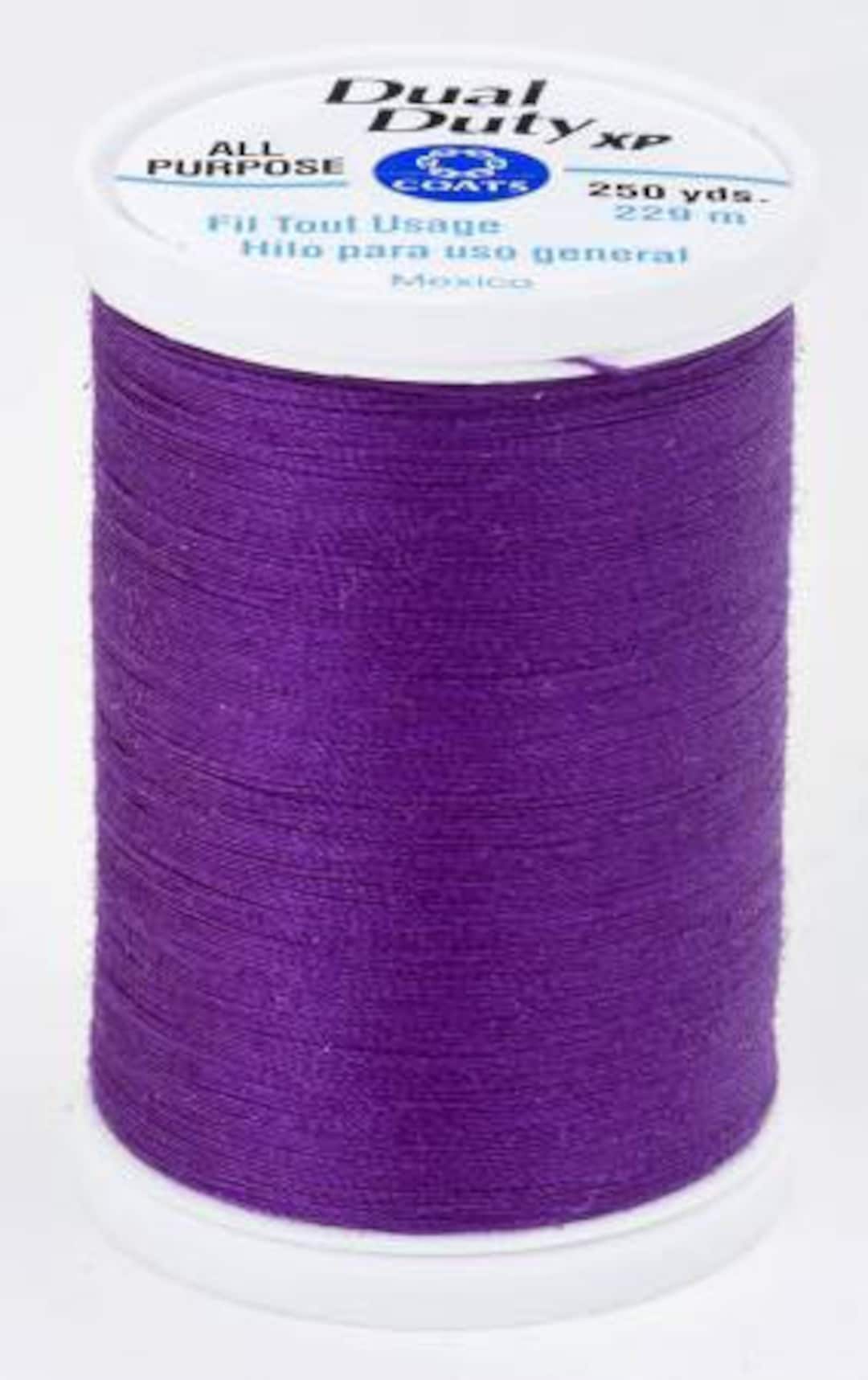Ultra Violet Dual Duty XP Polyester Thread 250yds #S9103390 Coats ...