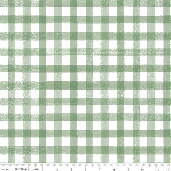 Sage Green Plaid Fabric - Etsy