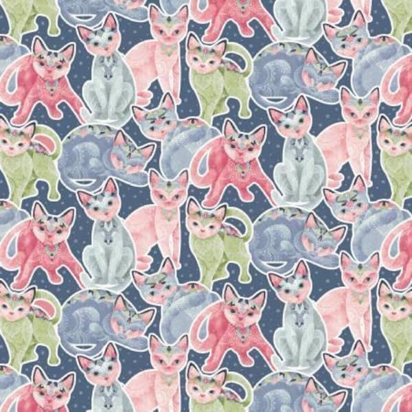 Cotton Cat Fabric - Etsy