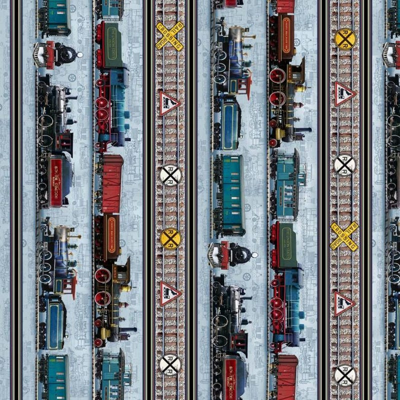 Train Fabric - Etsy