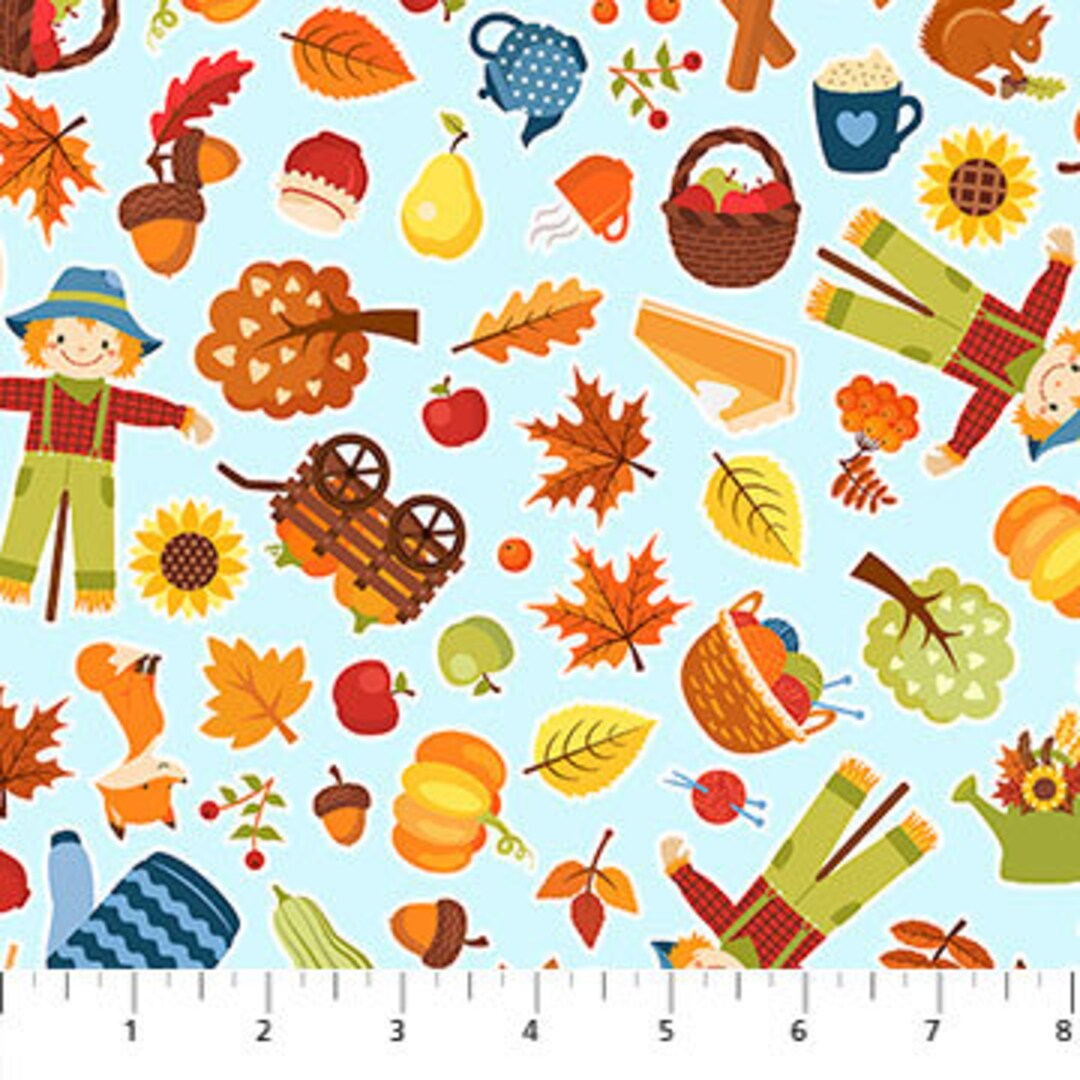 Autumn in the Air Fall Motifs by Patrick Lose Fabrics // Quilting ...