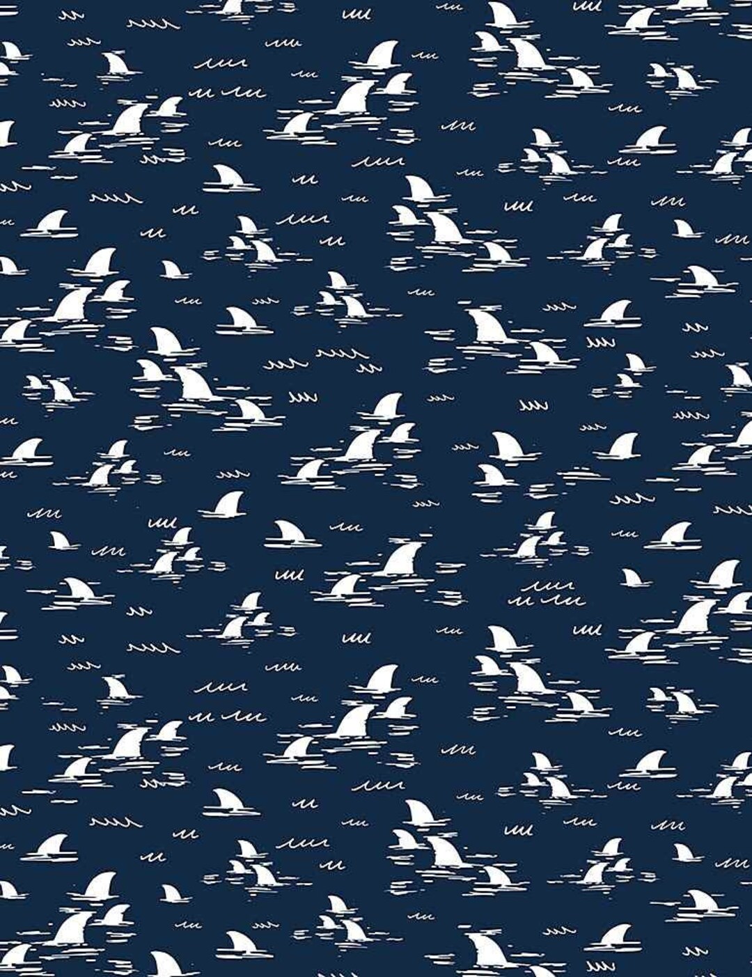 Walk the Plank Shark Fins by Timeless Treasures Fabric // Quilting ...