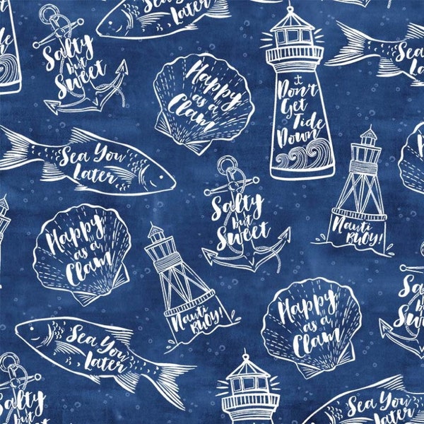 Nautical Fabric - Etsy