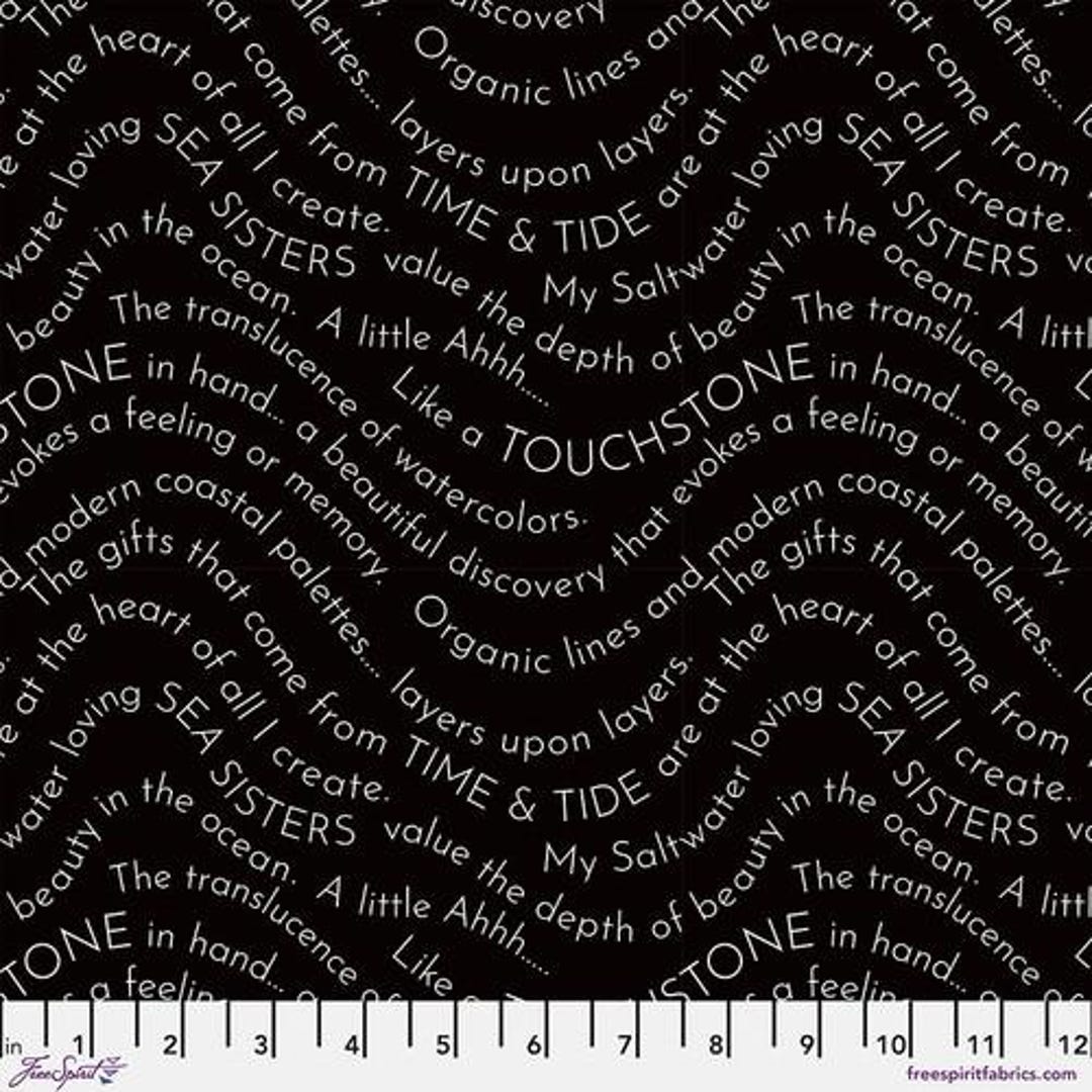 Writing on the Wall Script by Freespirit Fabrics // Quilting Cotton ...