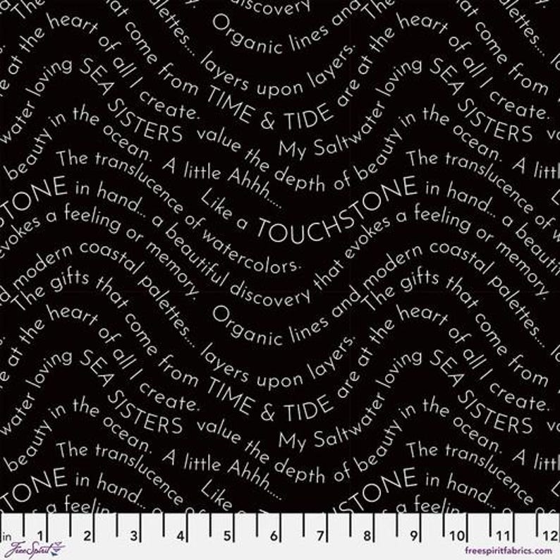 Writing on the Wall Script by Freespirit Fabrics // Quilting Cotton ...
