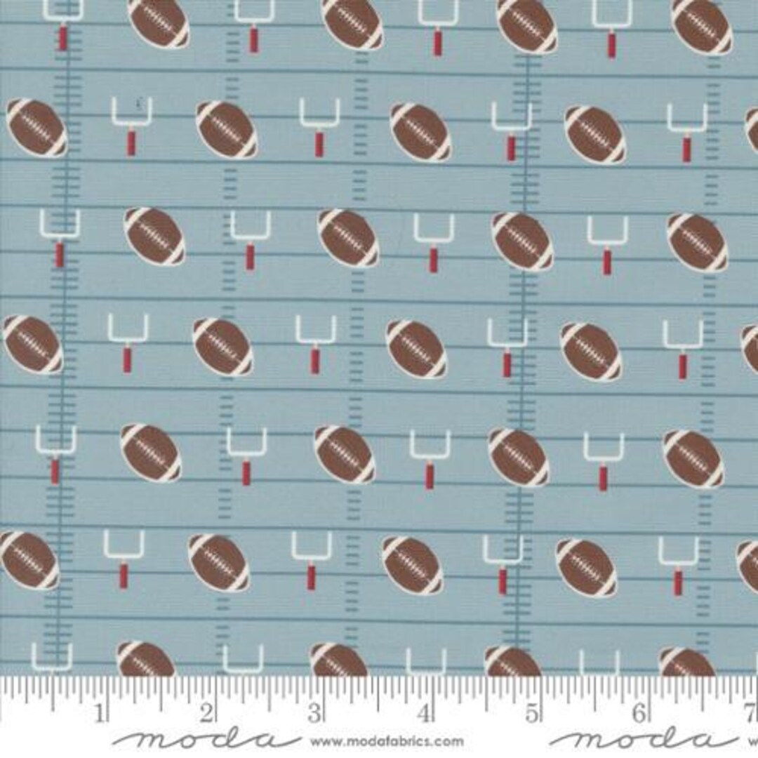 Play Ball - Gridiron by Moda Fabrics // 100% Cotton // Quilting Fabric ...