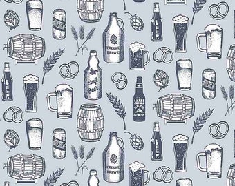 Beer Cotton Fabric - Etsy