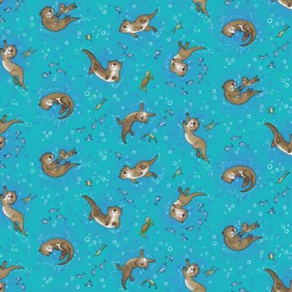 Otter Fabric - Etsy
