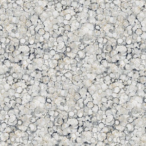 Midas Touch - Light Grey Bubble Texture by Northcott Fabrics ...
