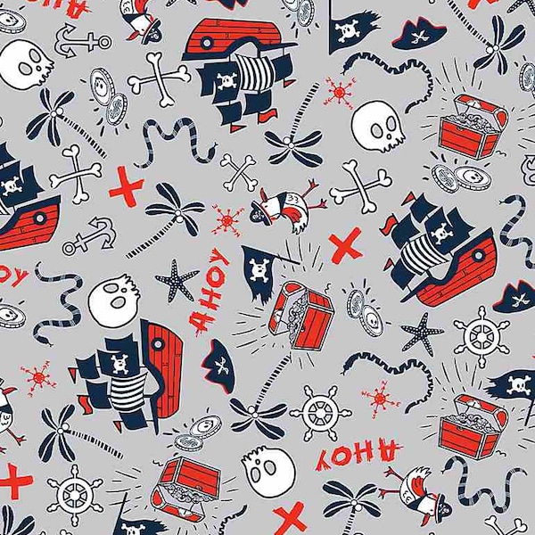 Pirate Fabric - Etsy