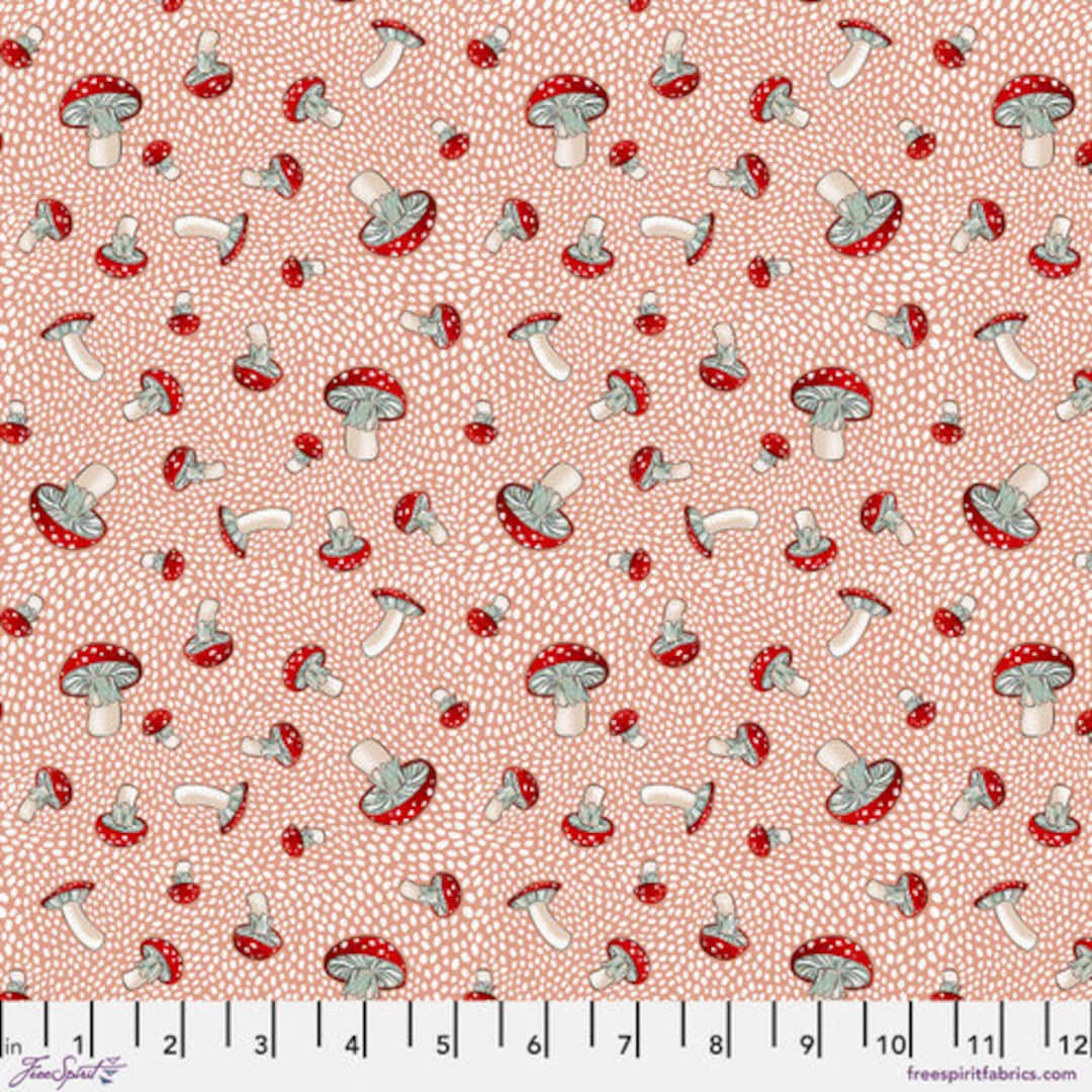 Enchanted Forest Toadstool by Freespirit Fabrics // Quilting Cotton ...