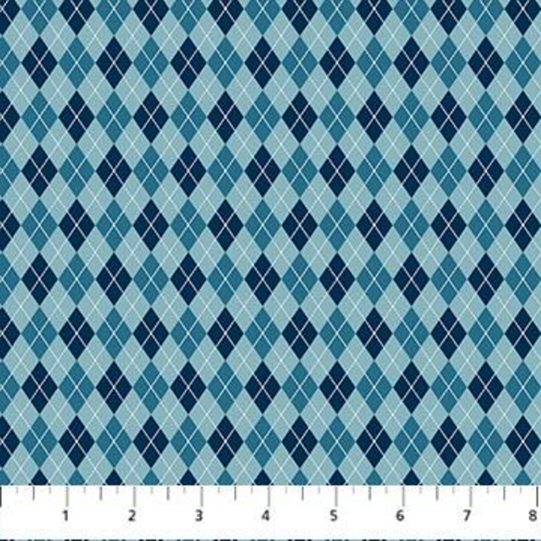 Hole in One - Argyle by Northcott Fabrics // Quilting Fabric // 100% Cotton // Golf Fabric - Etsy