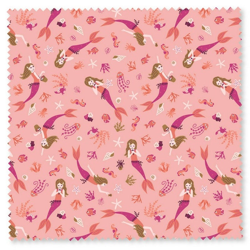 Mermaid Quilt Fabric - Etsy
