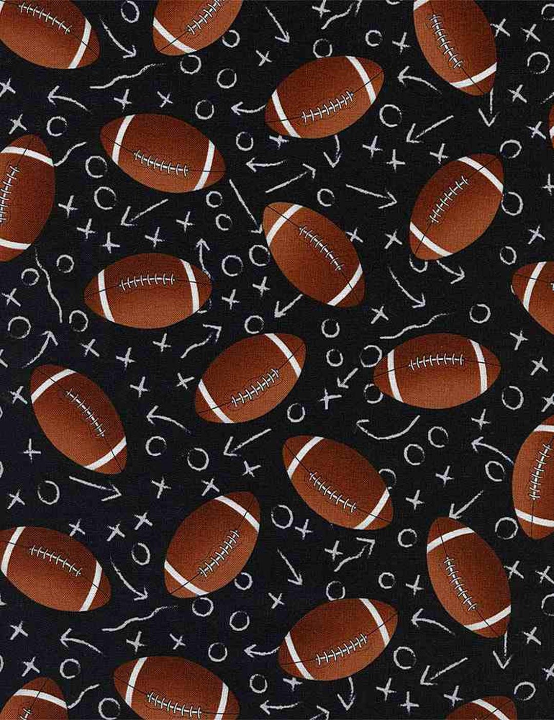 Football Season - Tossed Footballs by Timeless Treasures Fabric ...