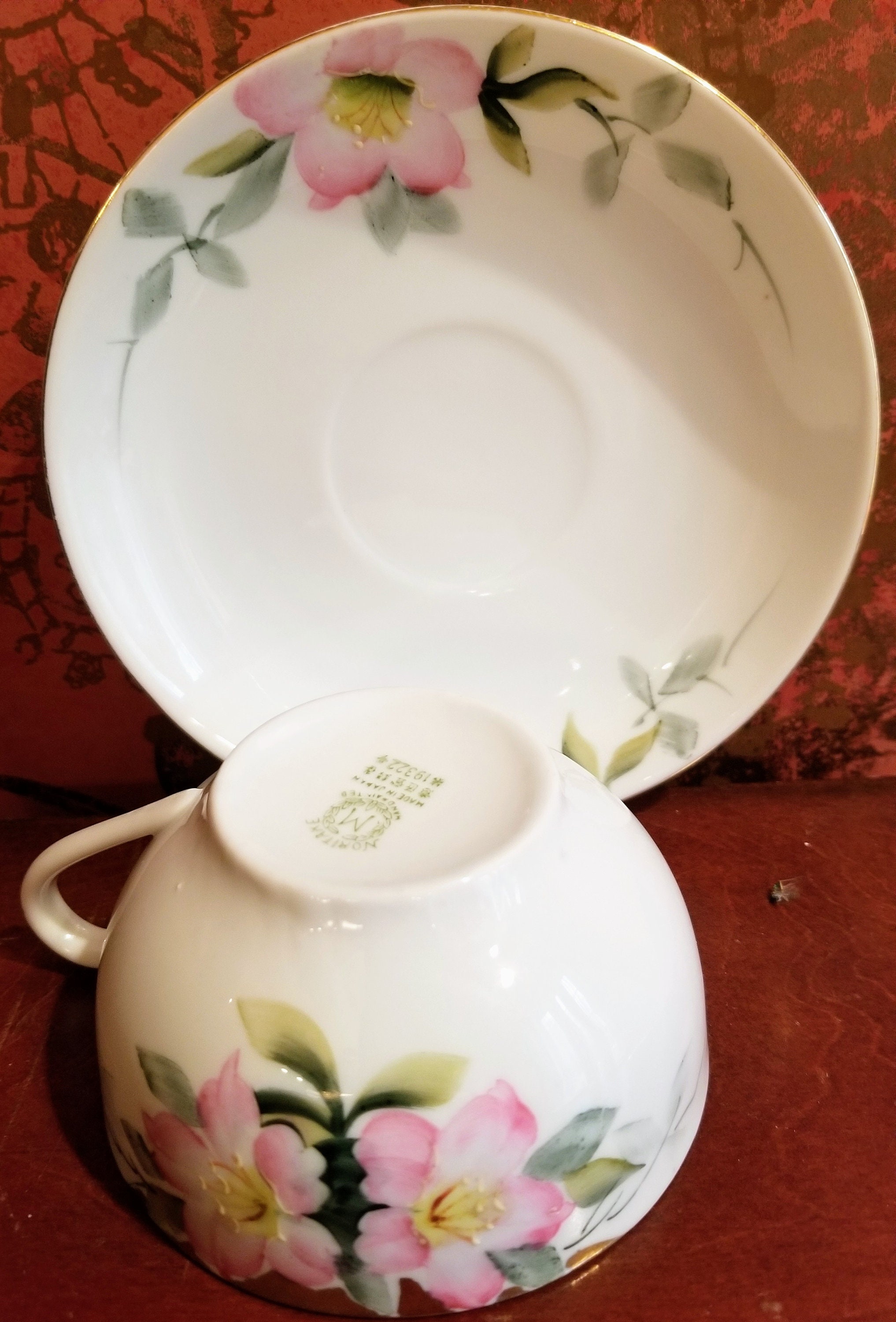 The Noritake Cup and Saucer. the Azelea Design Was Introduced in 1918 ...