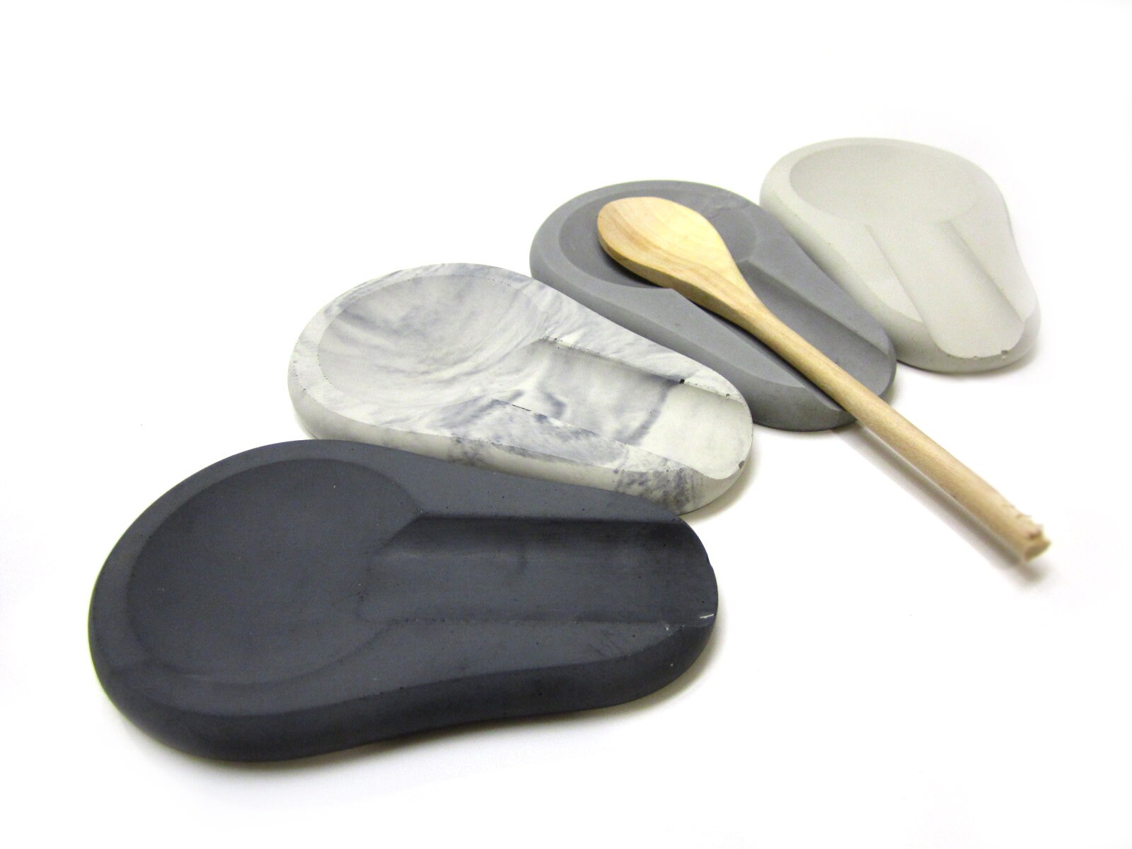 Spoon Rest Spoon Holder Spoon dish Concrete spoon Rest | Etsy