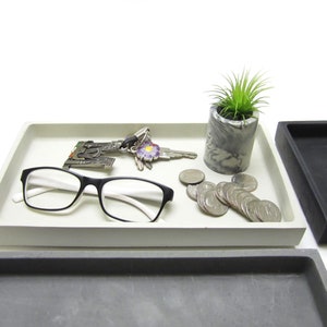 Concrete Tray - Catchall Tray - Valet Tray - Nightstand Tray ...