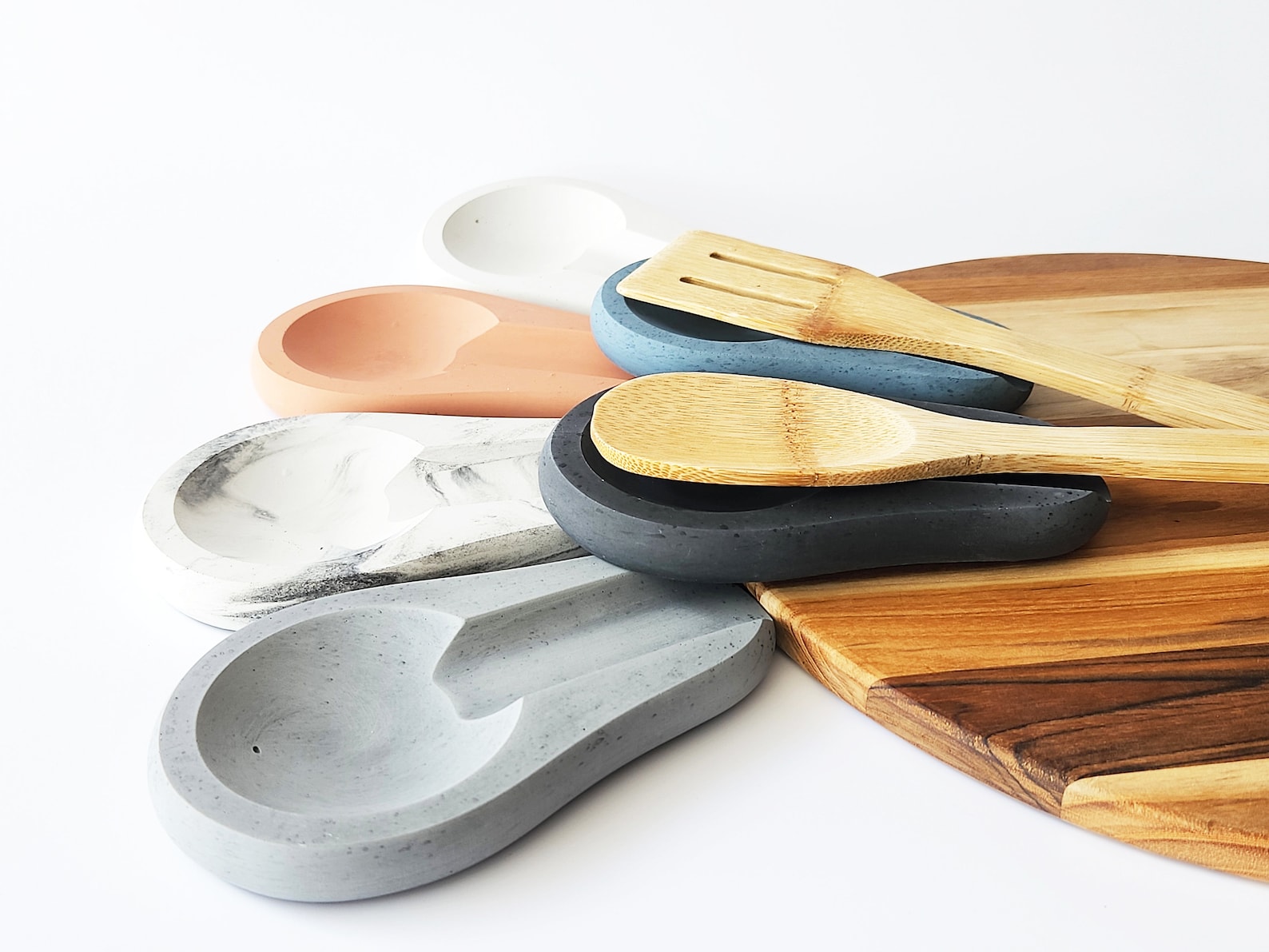 Spoon Rest Spoon Holder Spoon Dish Concrete Spoon Rest - Etsy