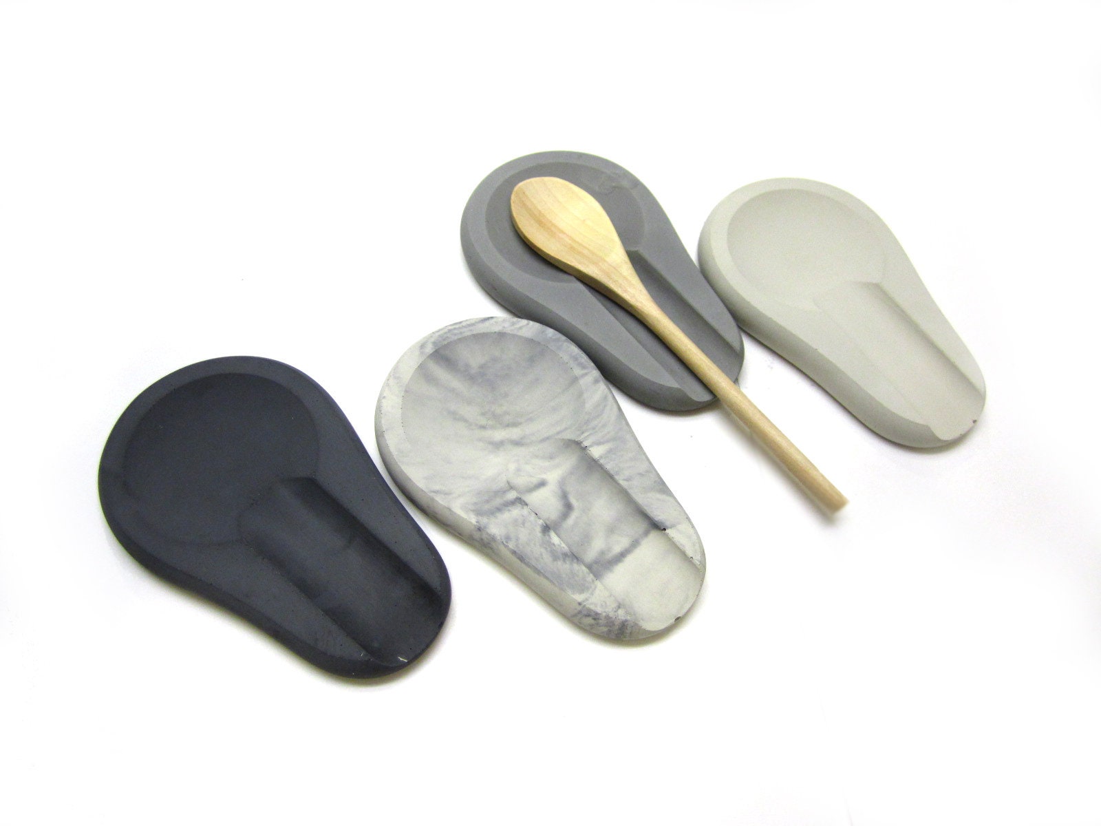 Spoon Rest Spoon Holder Spoon dish Concrete spoon Rest | Etsy