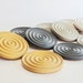 Round 4 Concrete Drink Coaster Set With Raised Rim - Etsy