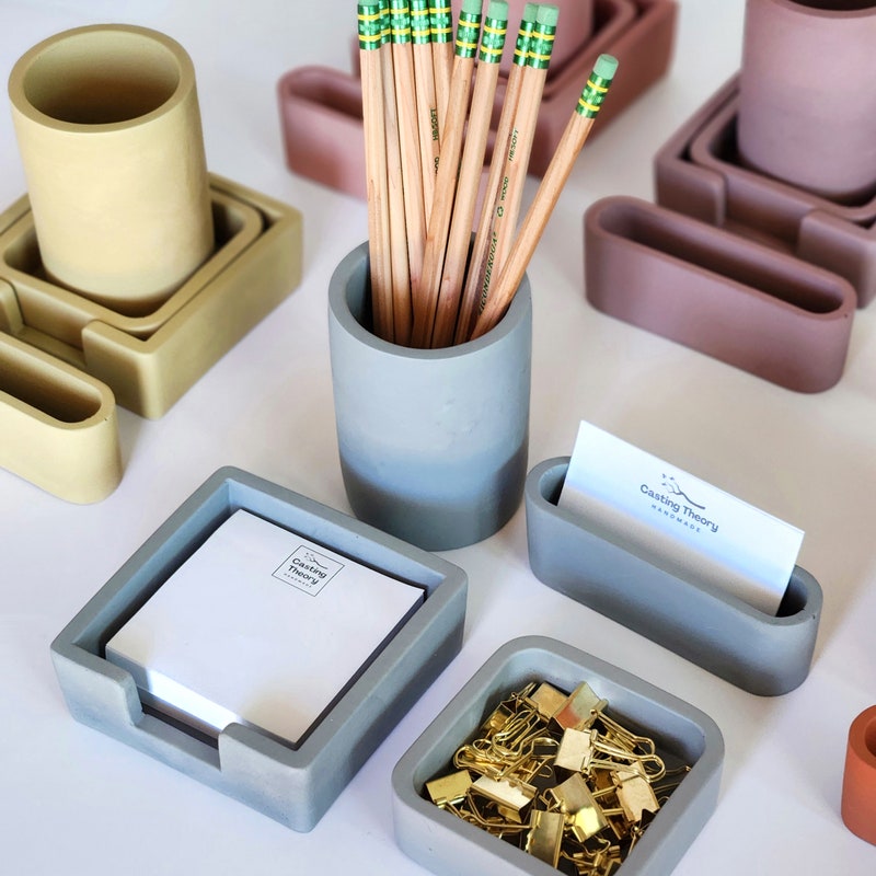 Green Desk Organizer Sets - Etsy