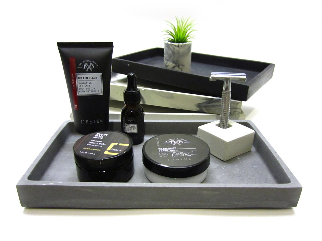 Concrete Tray Catchall Tray Valet Tray Nightstand Tray Decorative Tray ...
