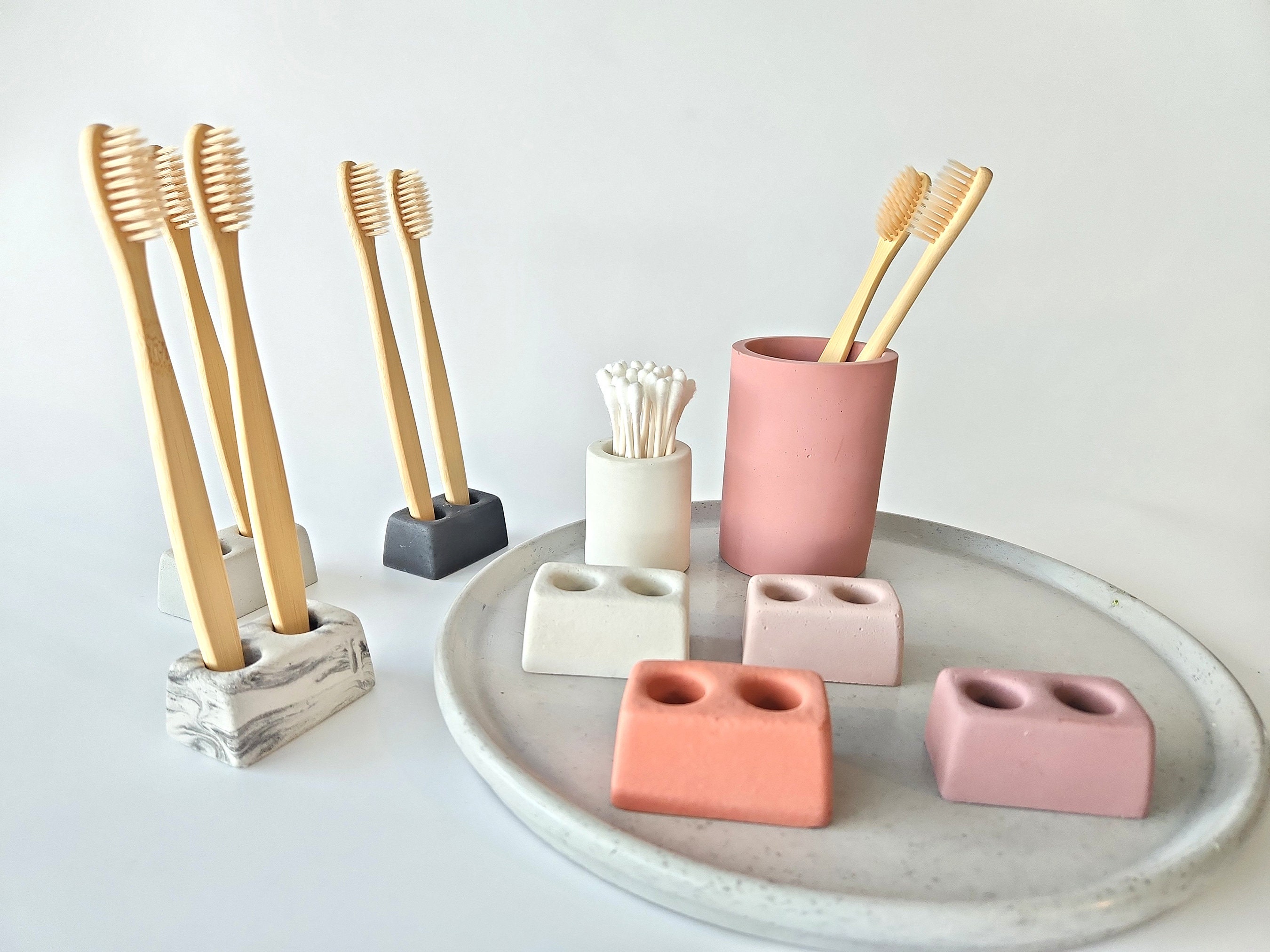 Toothbrush Holder Toothbrush Stand Modern Bathroom - Etsy