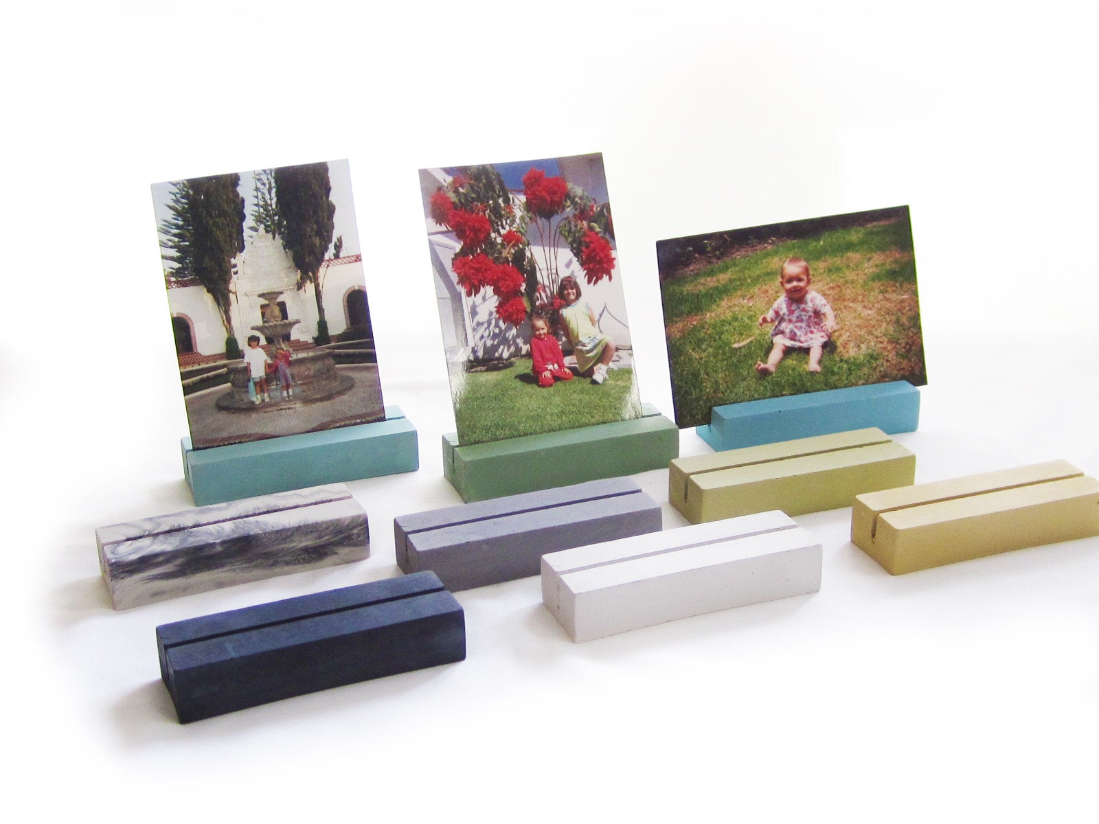 Photo Stand Picture Stand Concrete Card Holder Menu Stand - Etsy