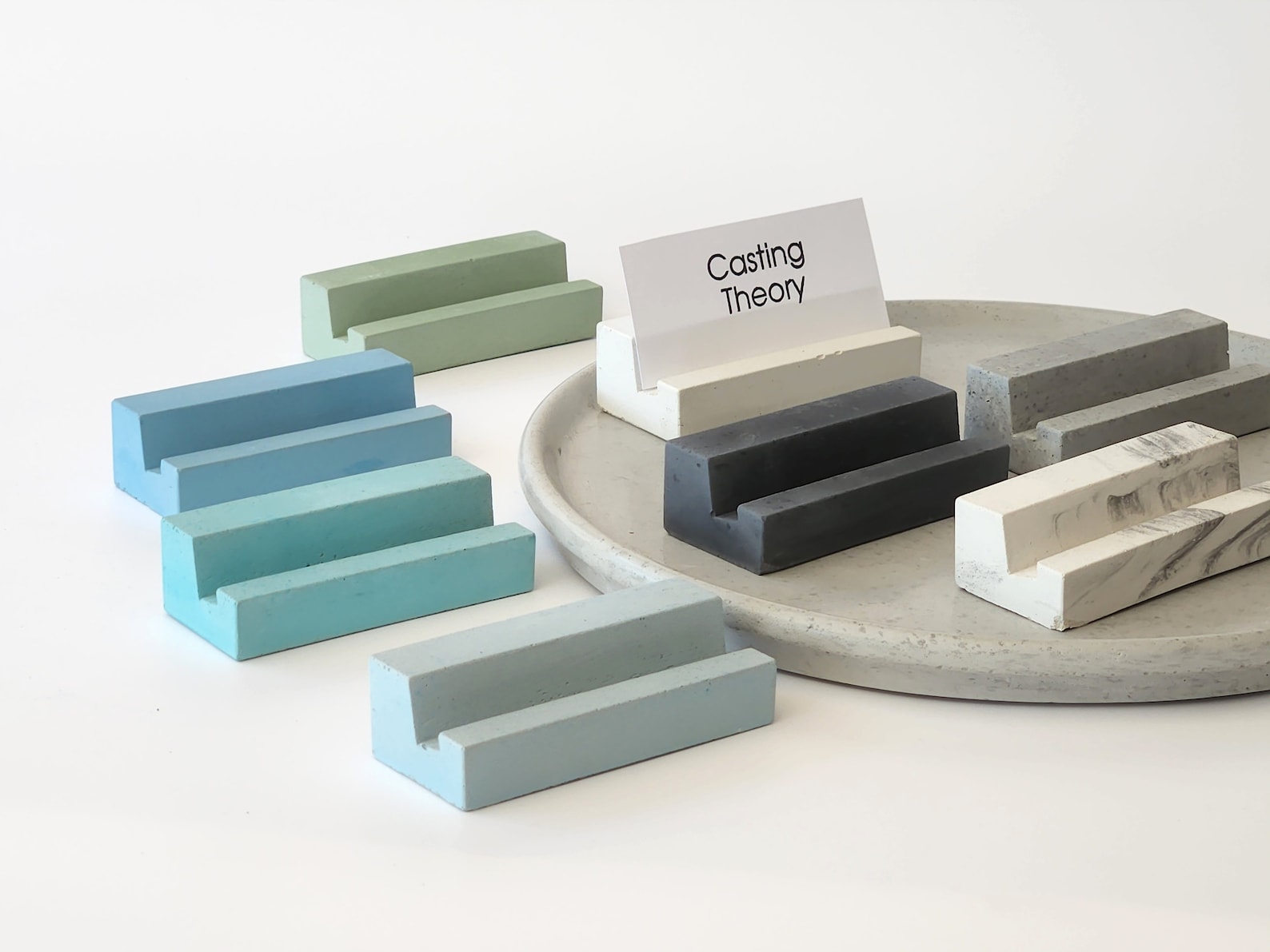 Concrete Business Card Holder, Business Card Display, Business Card ...