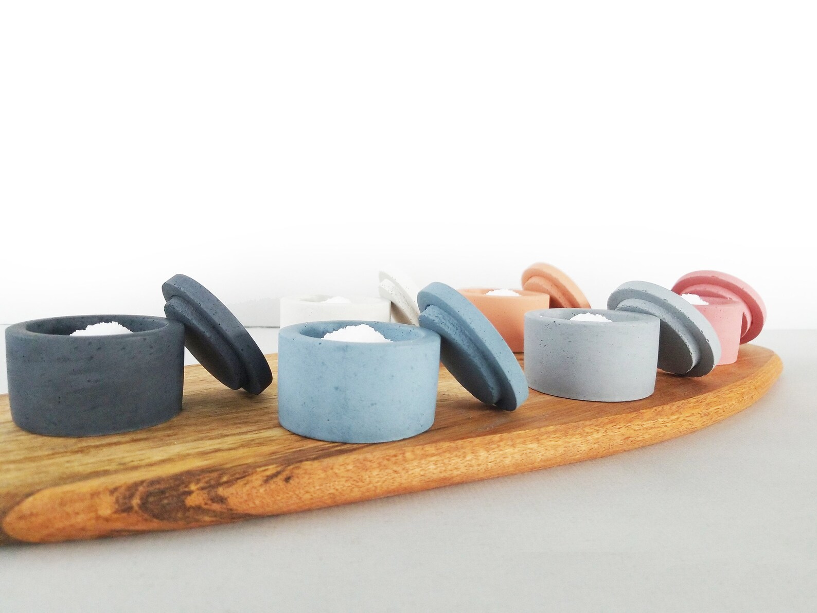 Salt Cellar Pinch Pot Salt Pig Pinch Bowl Concrete Salt - Etsy Canada