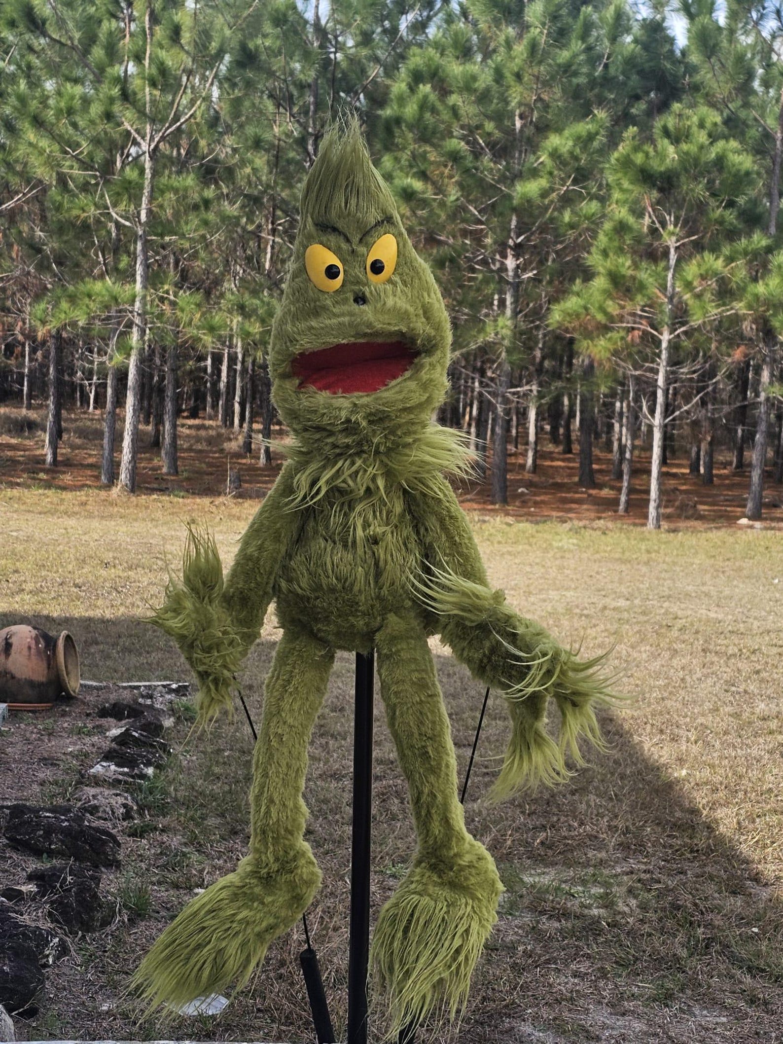 The Grinch Puppet - Etsy