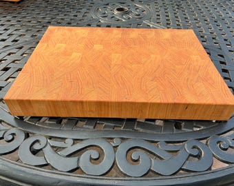 Cherry, Maple and Walnut End Grain Cutting Board - Etsy