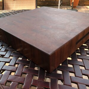 Thick Walnut End Grain Cutting Board/chopping Block. 18x18x3 - Etsy