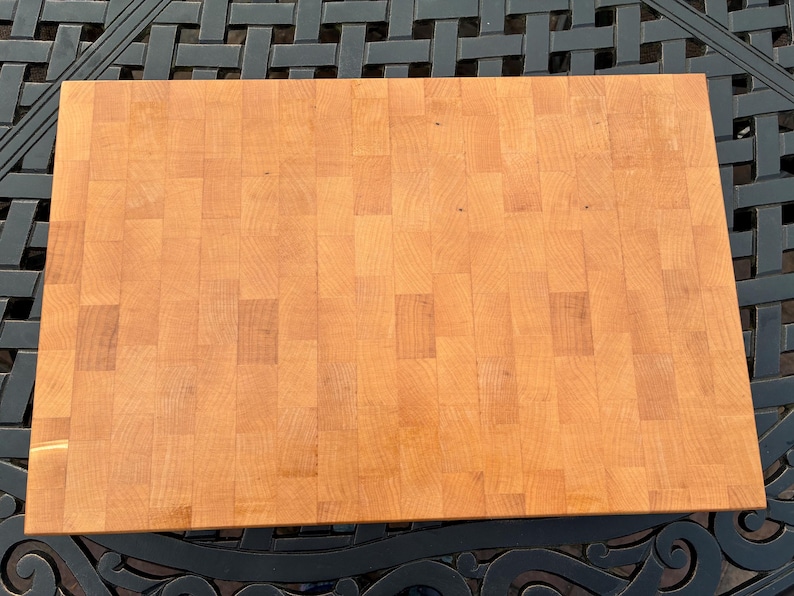 Maple End Grain Cutting Board - Etsy