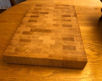 Hard Maple End Grain Cutting Board - Etsy
