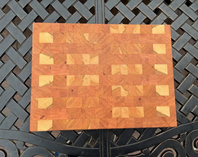Cherry End Grain Cutting Board. - Etsy