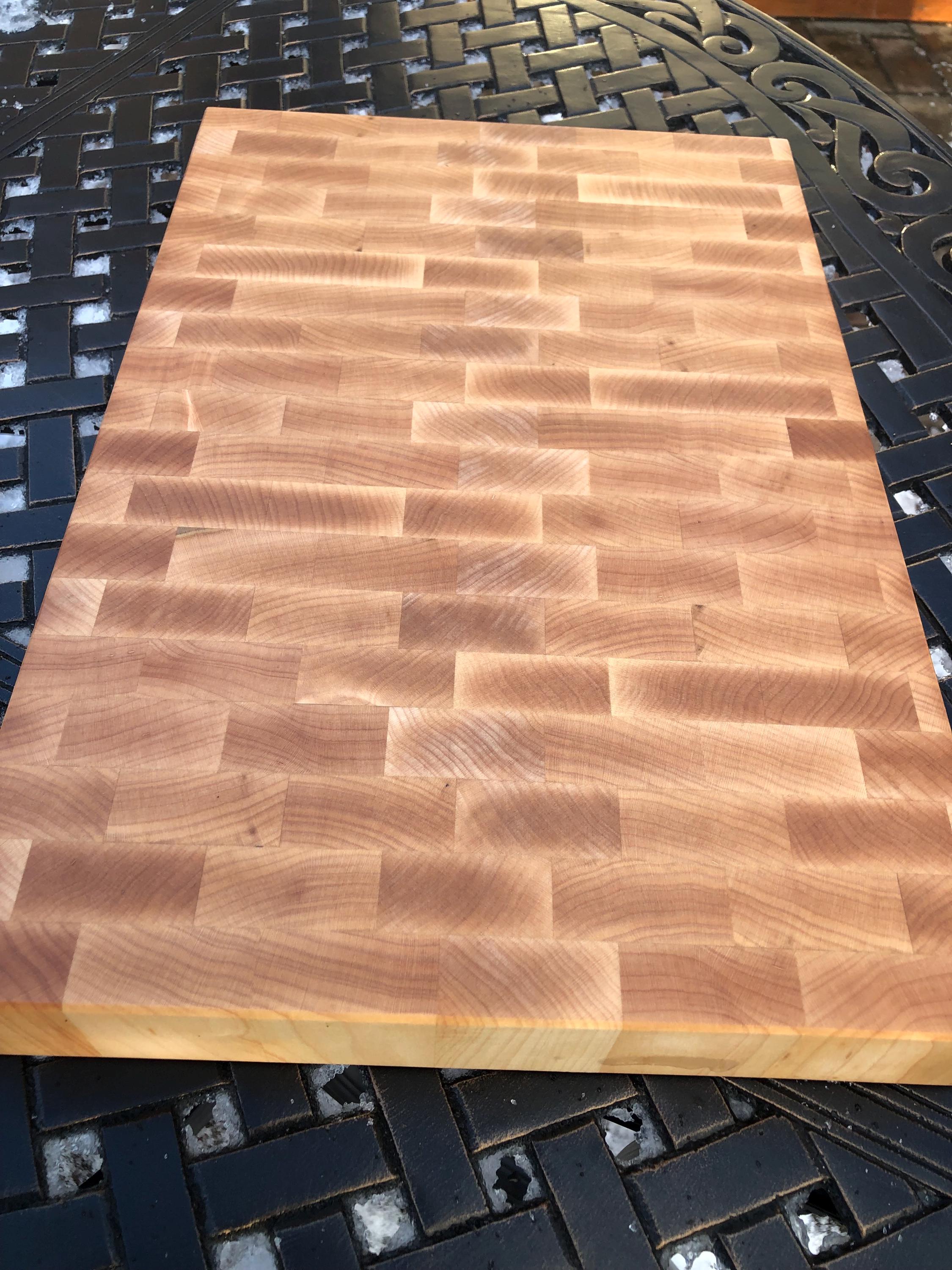 Maple End Grain Cutting Board. - Etsy