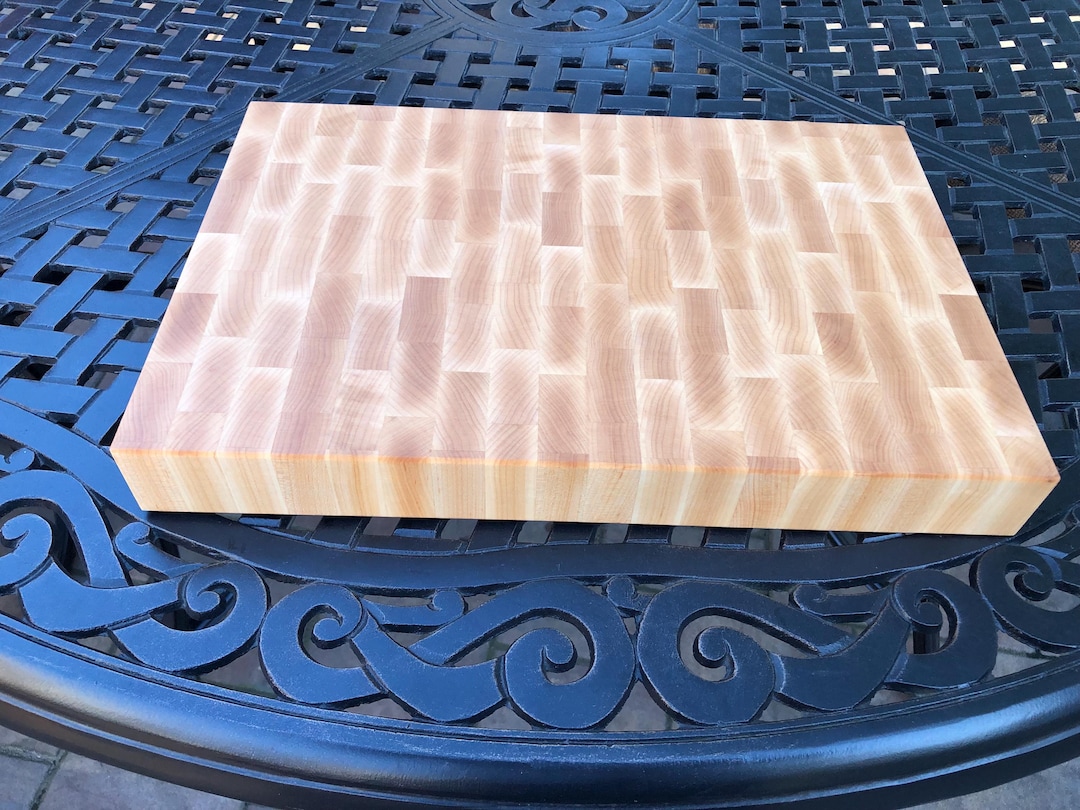 Maple End Grain Cutting Board - Etsy
