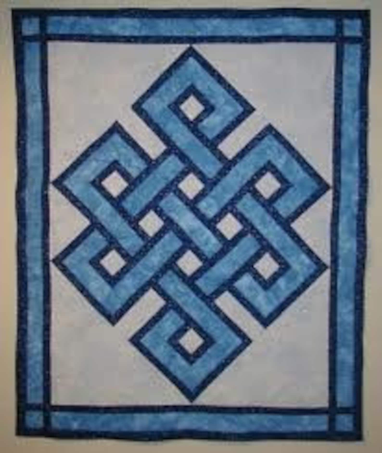 Lap-throw Size Celtic Knot Quilt Pattern - Etsy