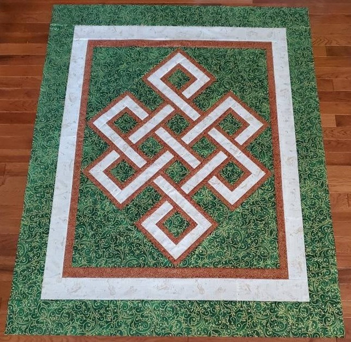 Lap-throw Size Celtic Knot Quilt Pattern - Etsy