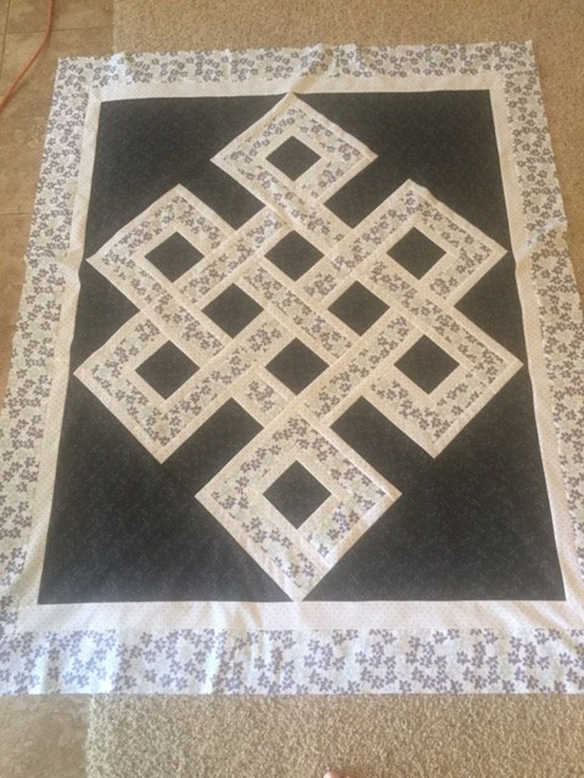 Twin Size Celtic Knot Quilt Pattern - Etsy