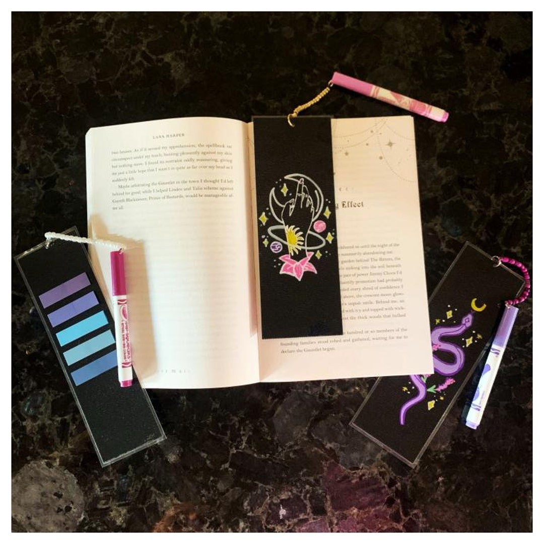 Bookmarks | Annotation Bookmarks With Marker & Tabs - Etsy