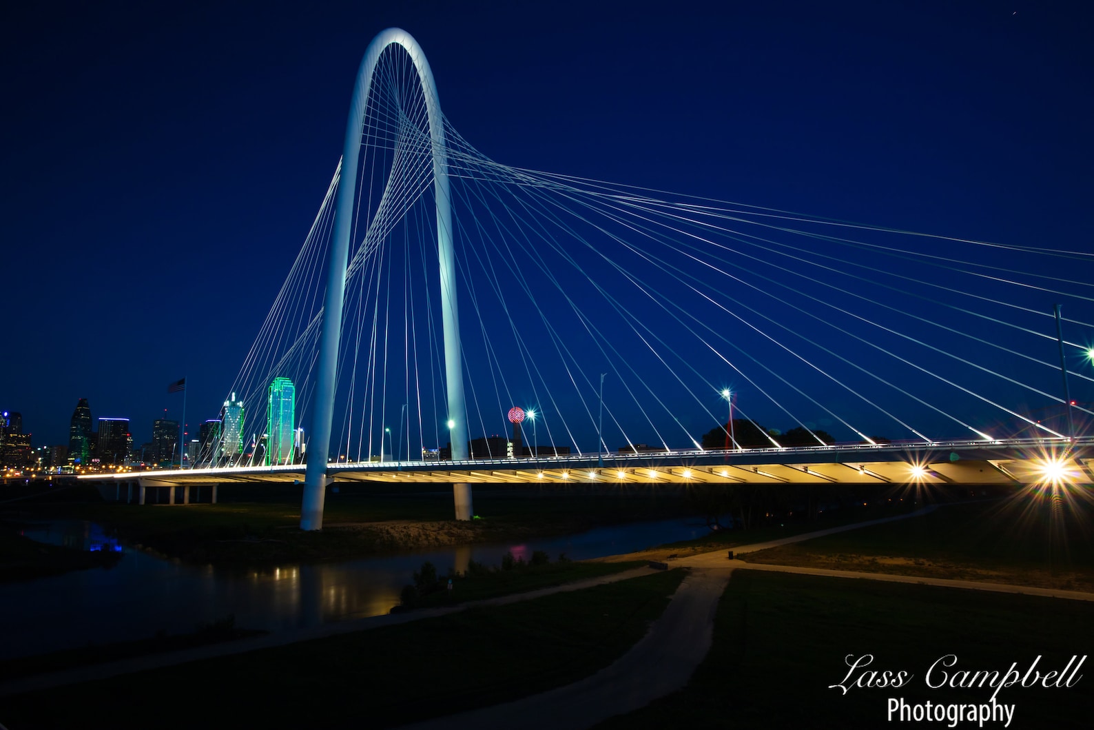 Margaret Hunt Hill Bridge, Dallas, Texas, Bridge, Cityscape, - Etsy