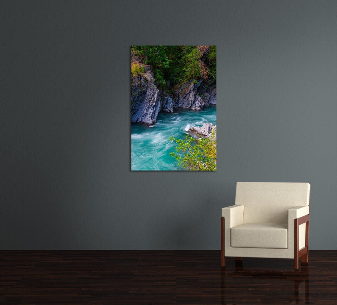 Blue Waters of Goblins Gate, Olympic National Park, Elwha River Valley ...