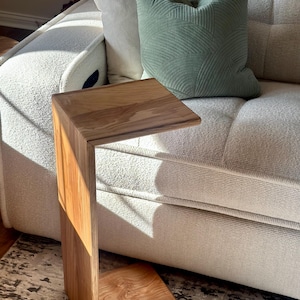 Feelin' Lucky Sofa Table / Coffee Table / Handmade Sofa C Table / Couch Slide Table / Sofa Side ...