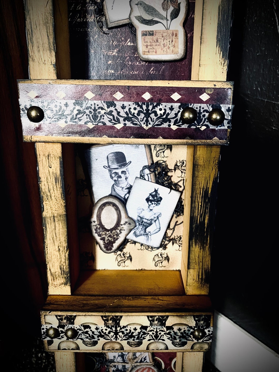 Spice Wall Rack Skeleton Steampunk - Etsy