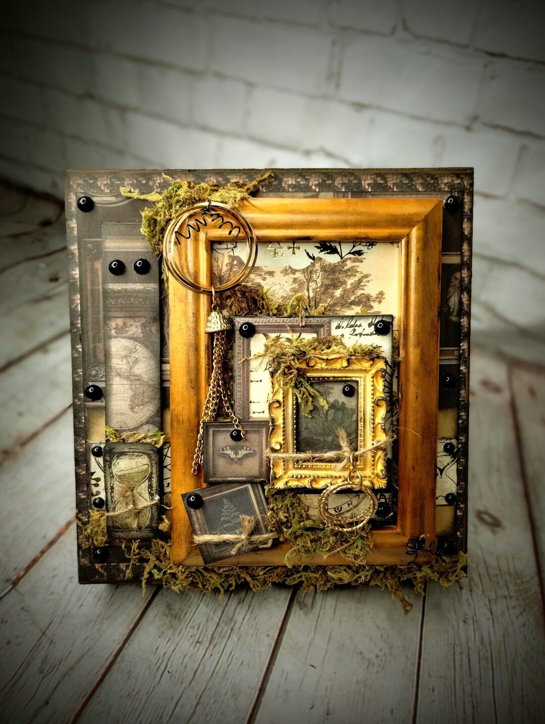 Trinket Box Dark Academia Vintage Nature Science Steampunk Custom by ...